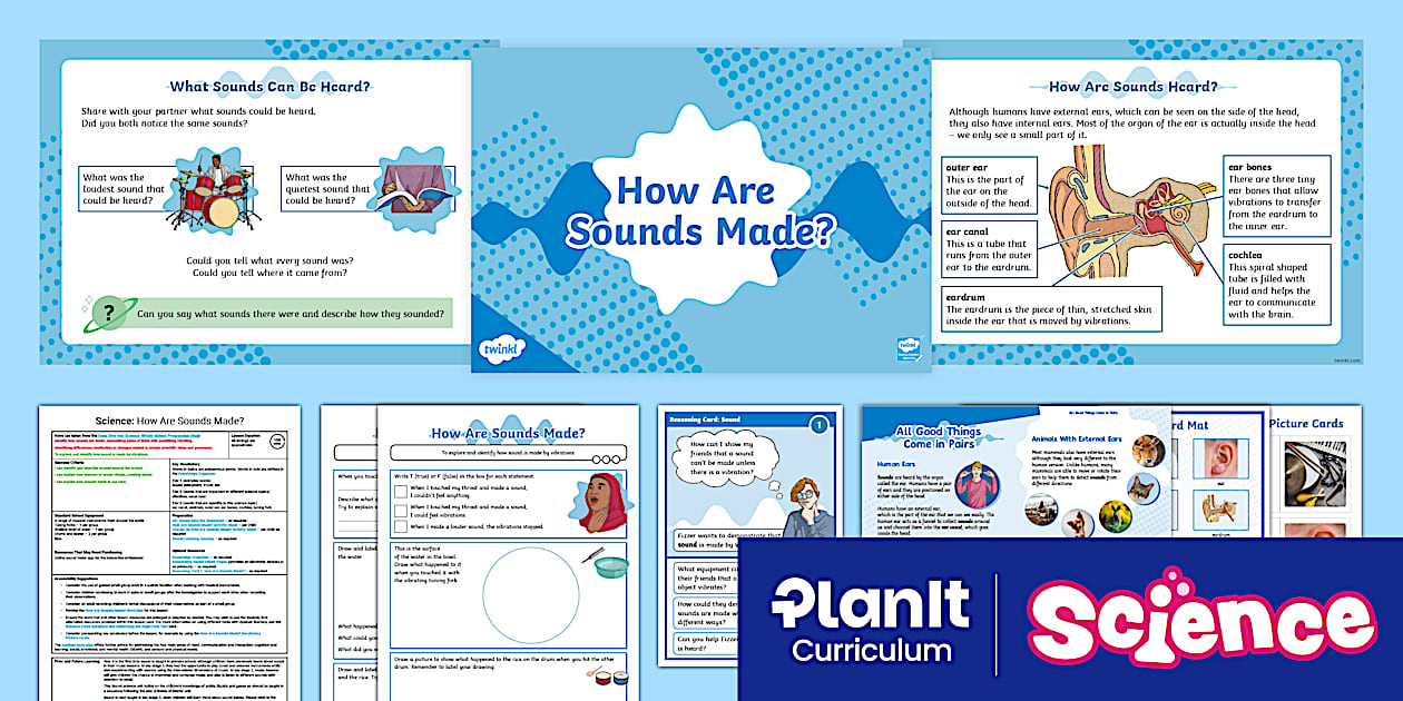 Year 4 Sound: How Are Sounds Made?: Lesson 1 - Twinkl