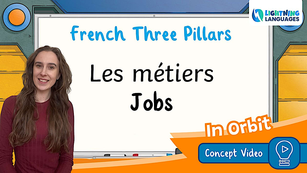 👉 Lightning Languages | French | In Orbit | Jobs Three Pillars Concept ...