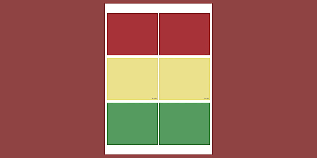 Traffic Light Cards (teacher made) - Twinkl