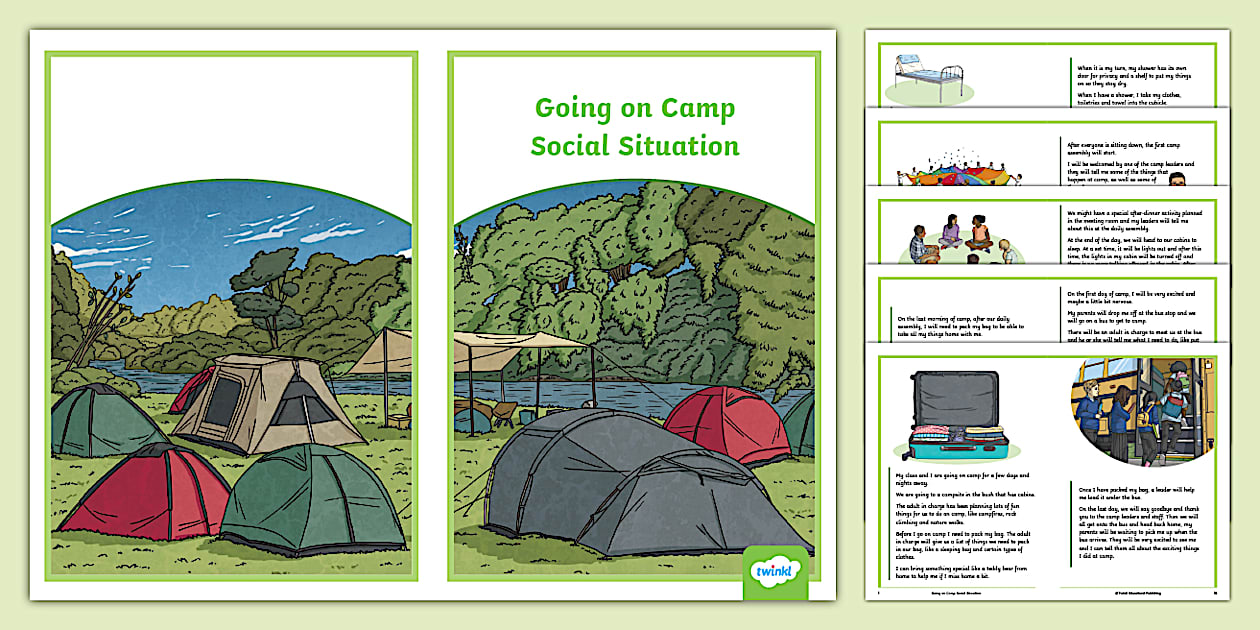 Going on Camp Social Situation Booklet