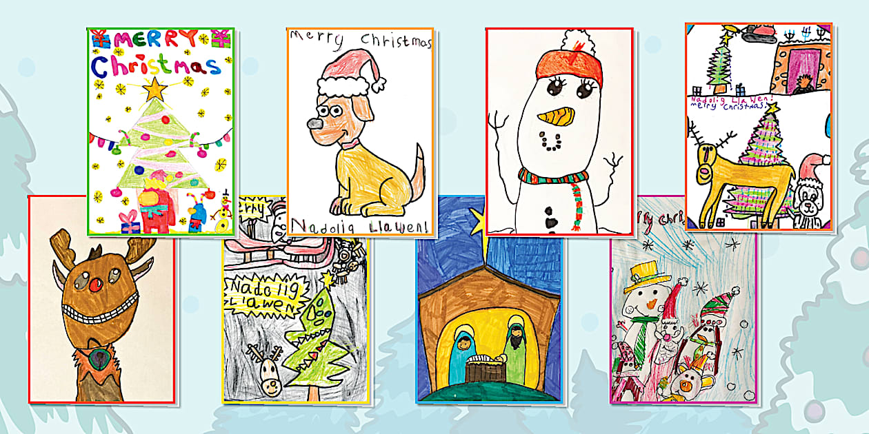Christmas Card Competition Winners Pack 2021 - Twinkl