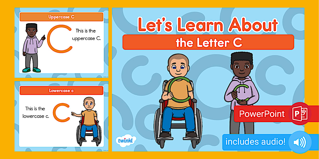 Alphabet: Let's Learn About the Letter C PowerPoint - Twinkl