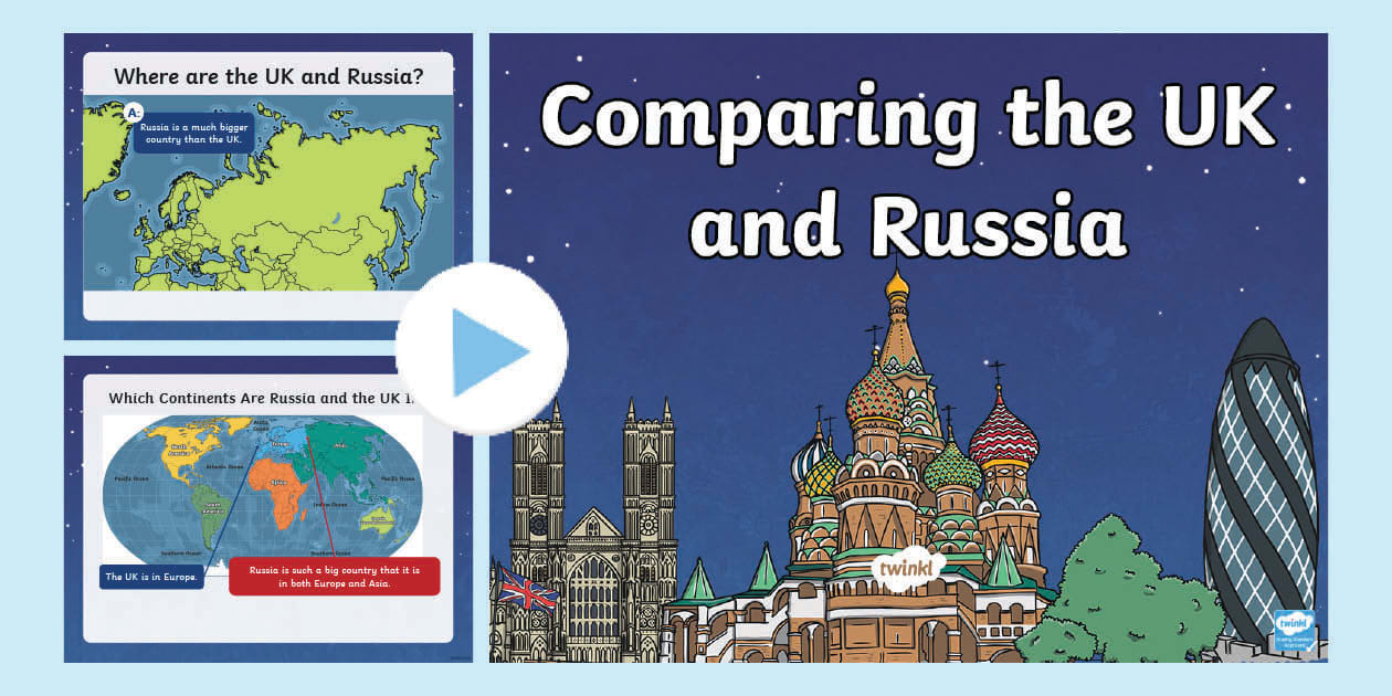 KS1 Compare Russia and the UK Teaching Activity Pack