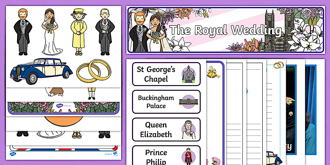 EYFS/KS1 The Royal Wedding 2018 Role-Play Pack - Twinkl