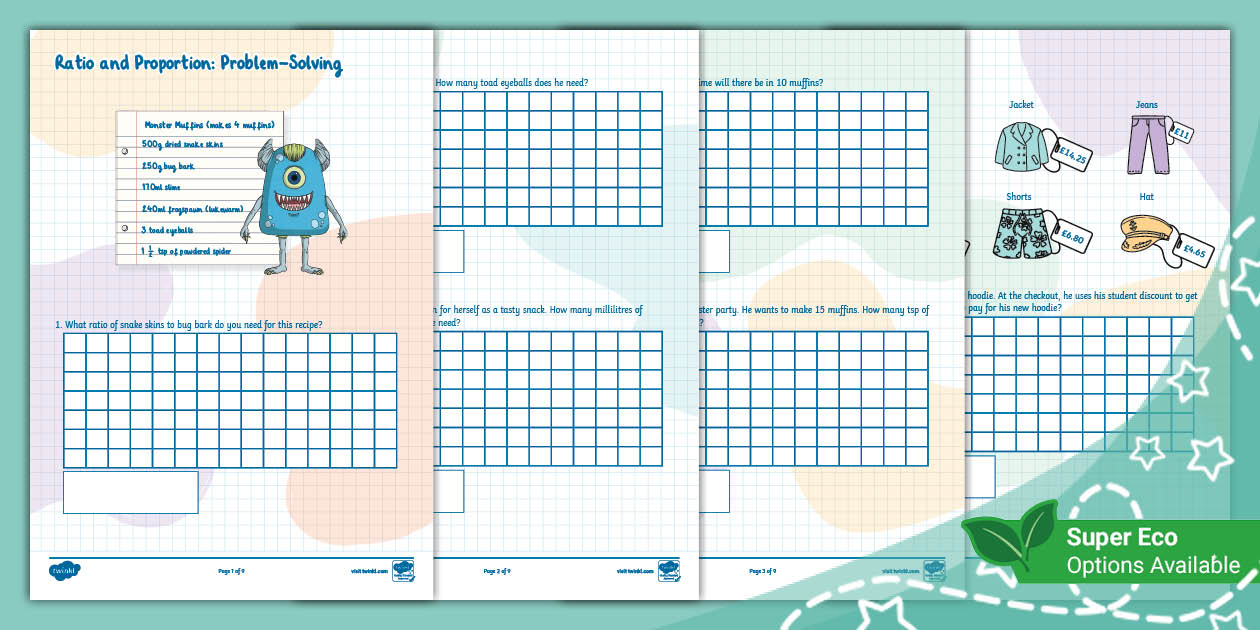 Ratio and Proportion: Problem-Solving (Ages 10 - 11)