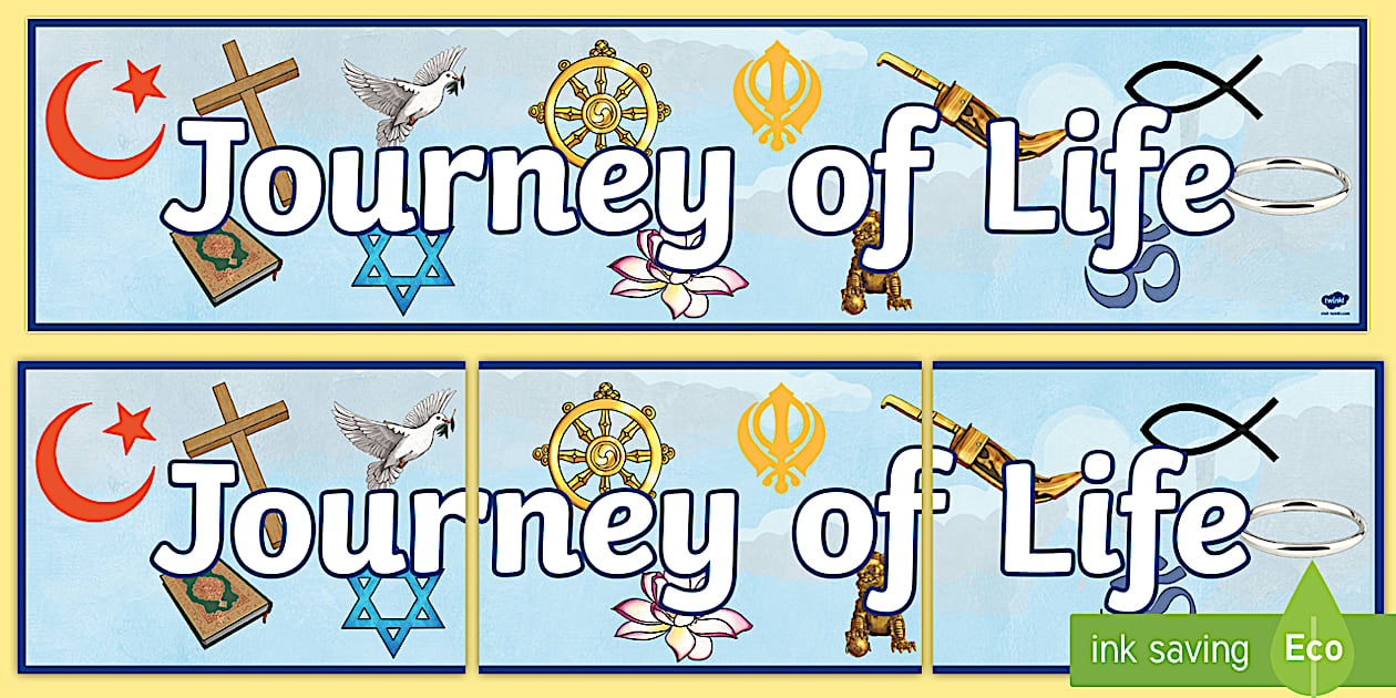 Journey of Life Display Banner (teacher made) - Twinkl