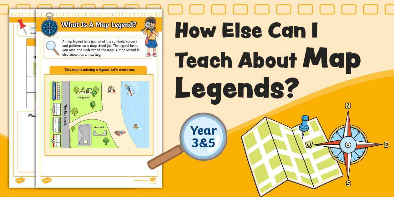 What Is A Map Legend Map Skills Activity Sheet - Twinkl