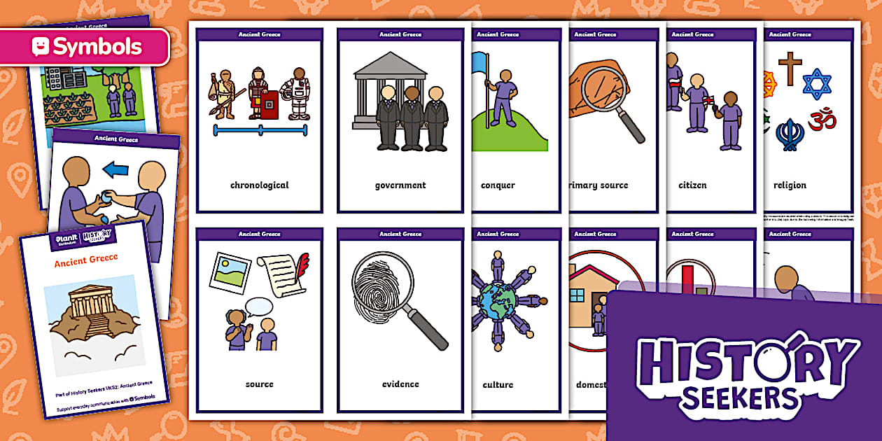 Twinkl Symbols: History Seekers: Ancient Greece: Flashcards