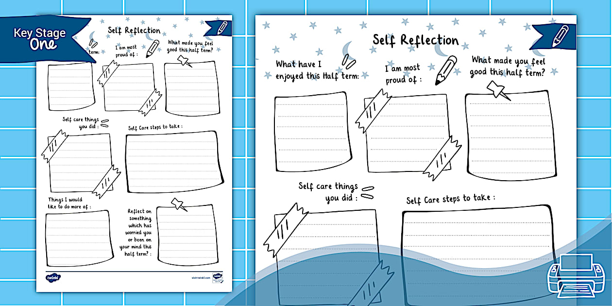 KS1 | Self Reflection | Teacher Planner (teacher made)