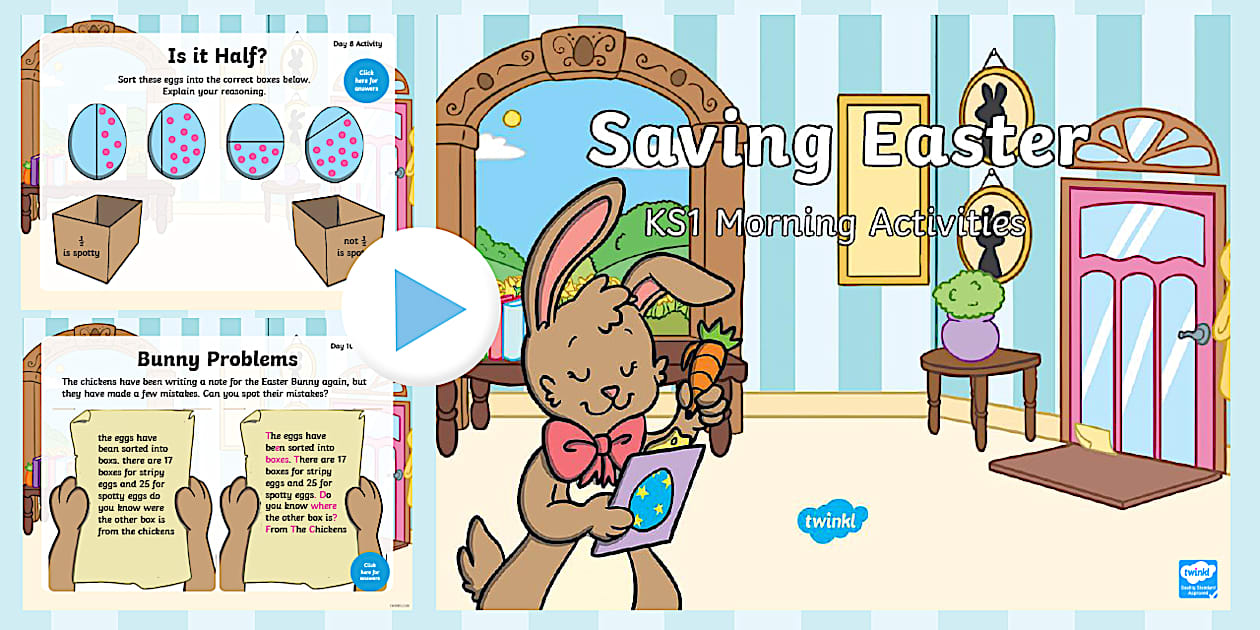 Get Ready for Easter! KS1 Morning Starters (teacher made)