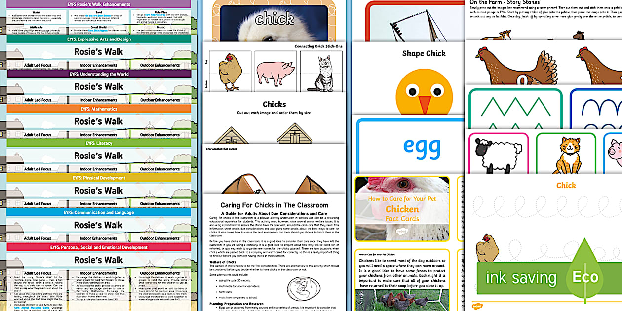 EYFS Lesson Plan Enhancement Ideas and Resources Pack to Support ...