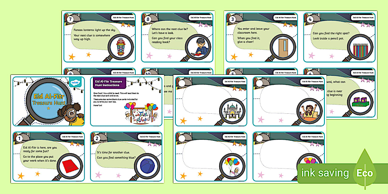 KS1 Eid Al-Fitr Treasure Hunt (teacher made) - Twinkl