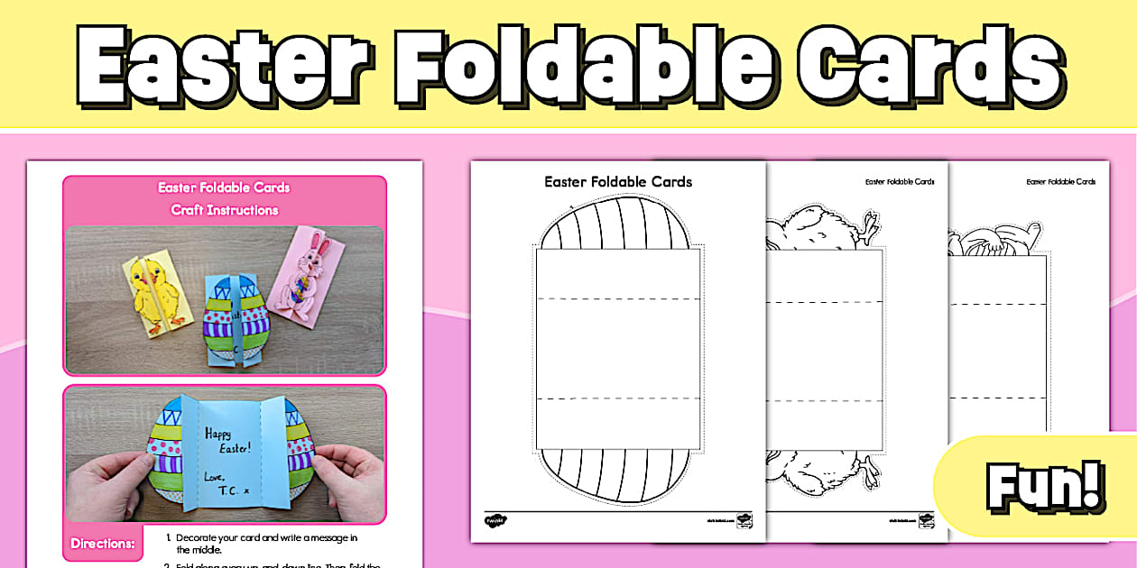 Easter Foldable Cards