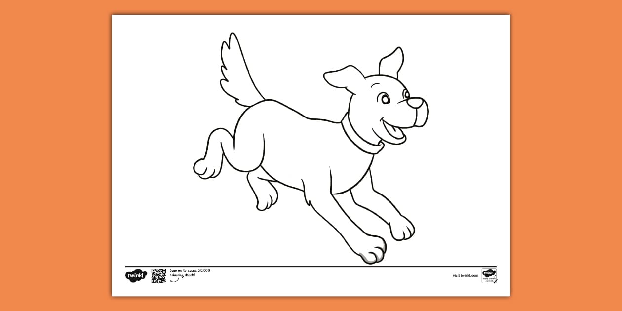 Dog Colouring Sheet | Colouring | Colouring Sheets - Twinkl