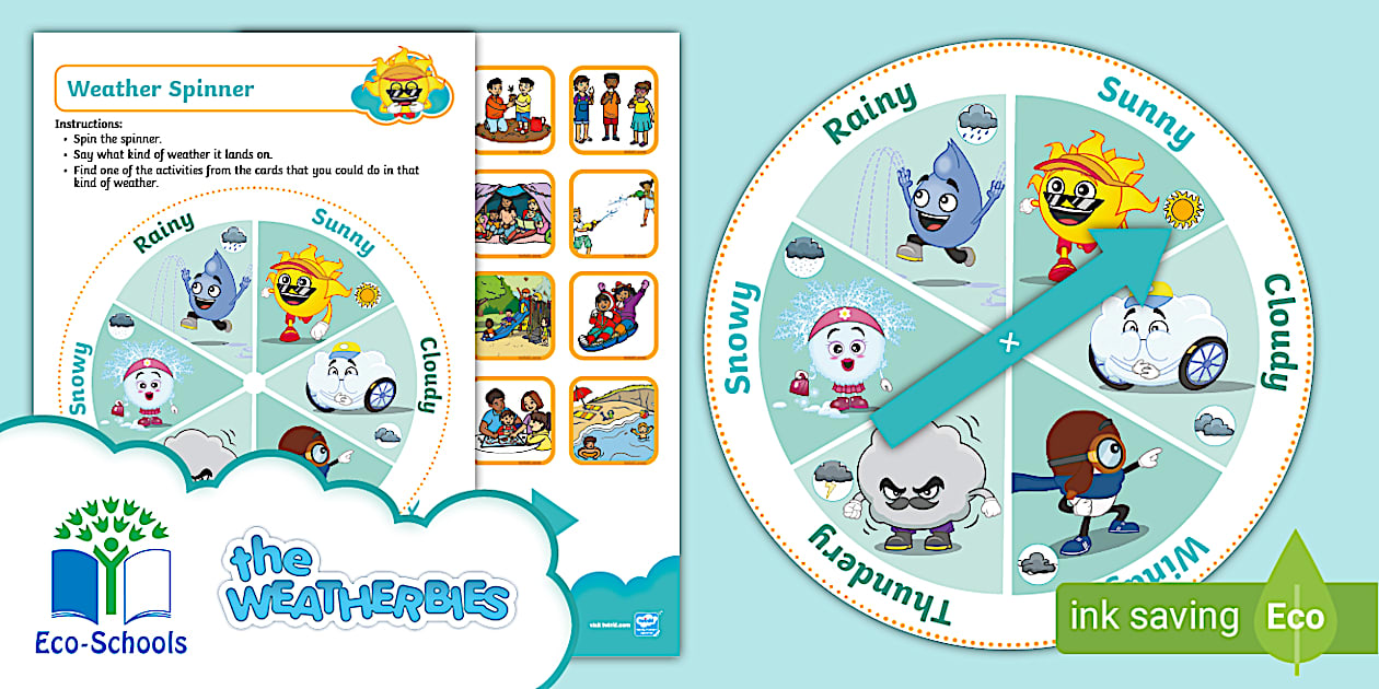 FREE! - The Weatherbies Weather Spinner (teacher made)