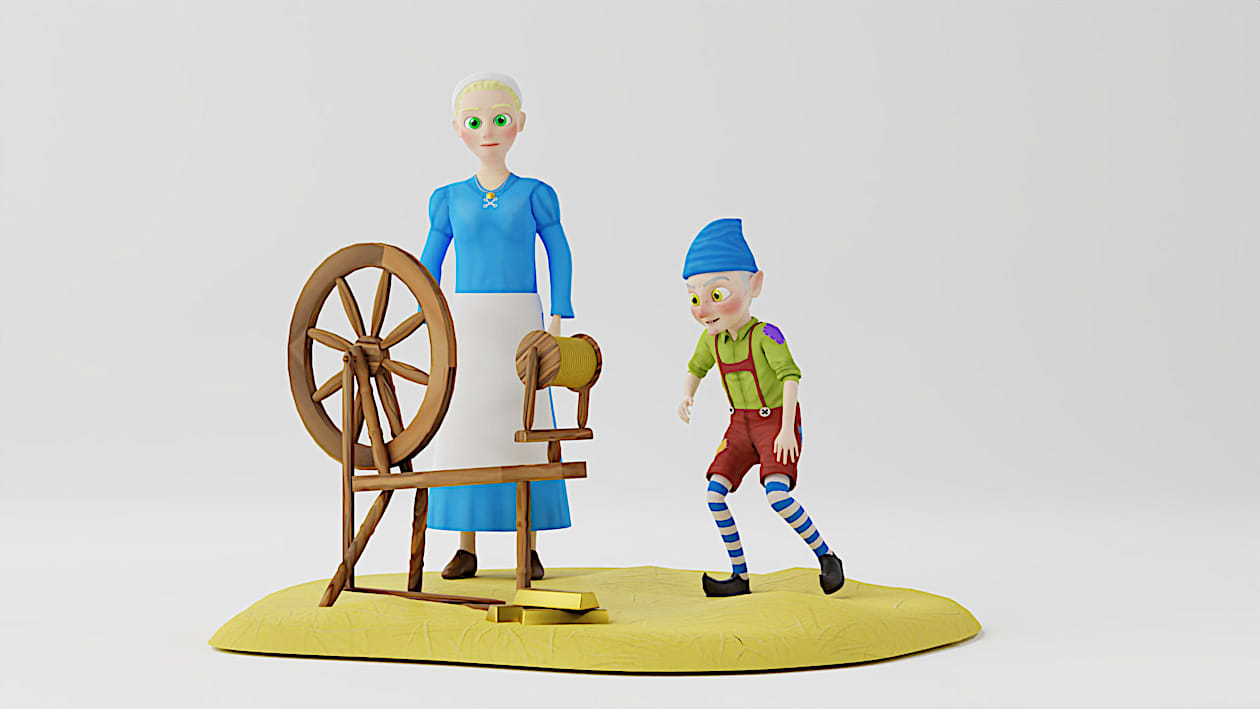 3D Model: Fairy Tales - Rumpelstiltskin (teacher made)