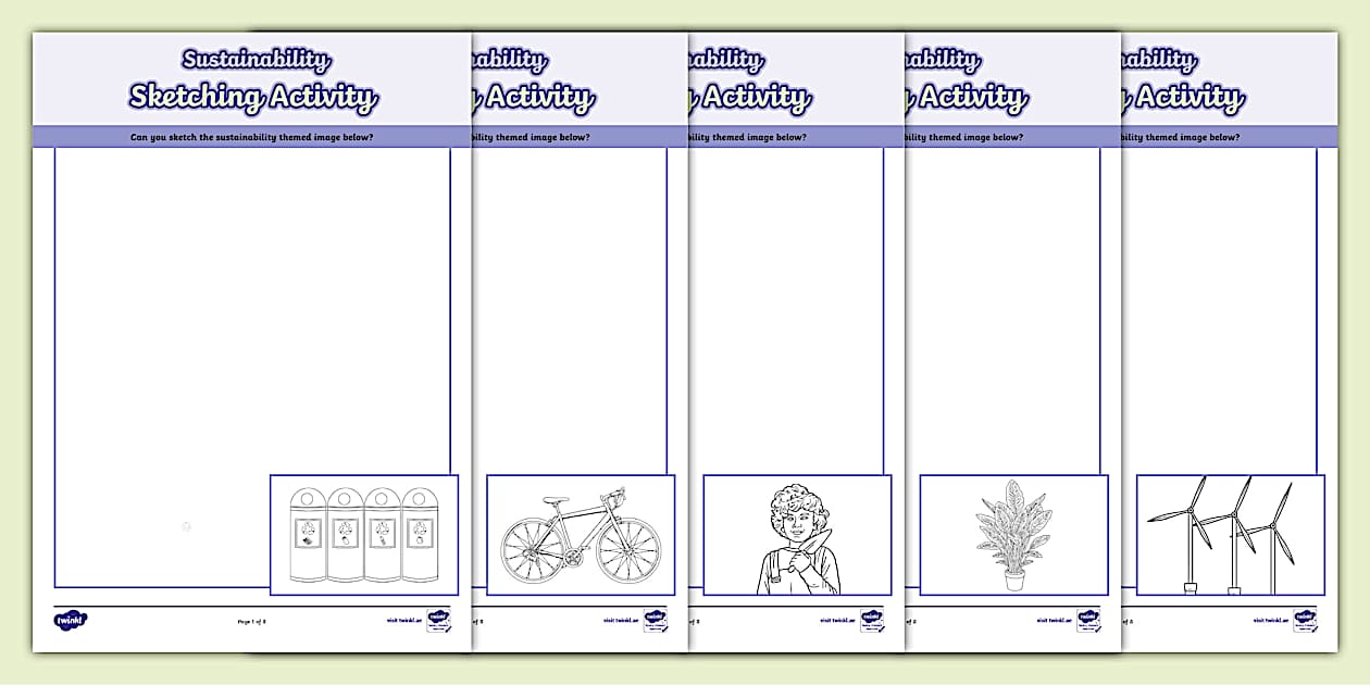 UAE Sustainability Drawing Activity | Twinkl | Drawing | KS2