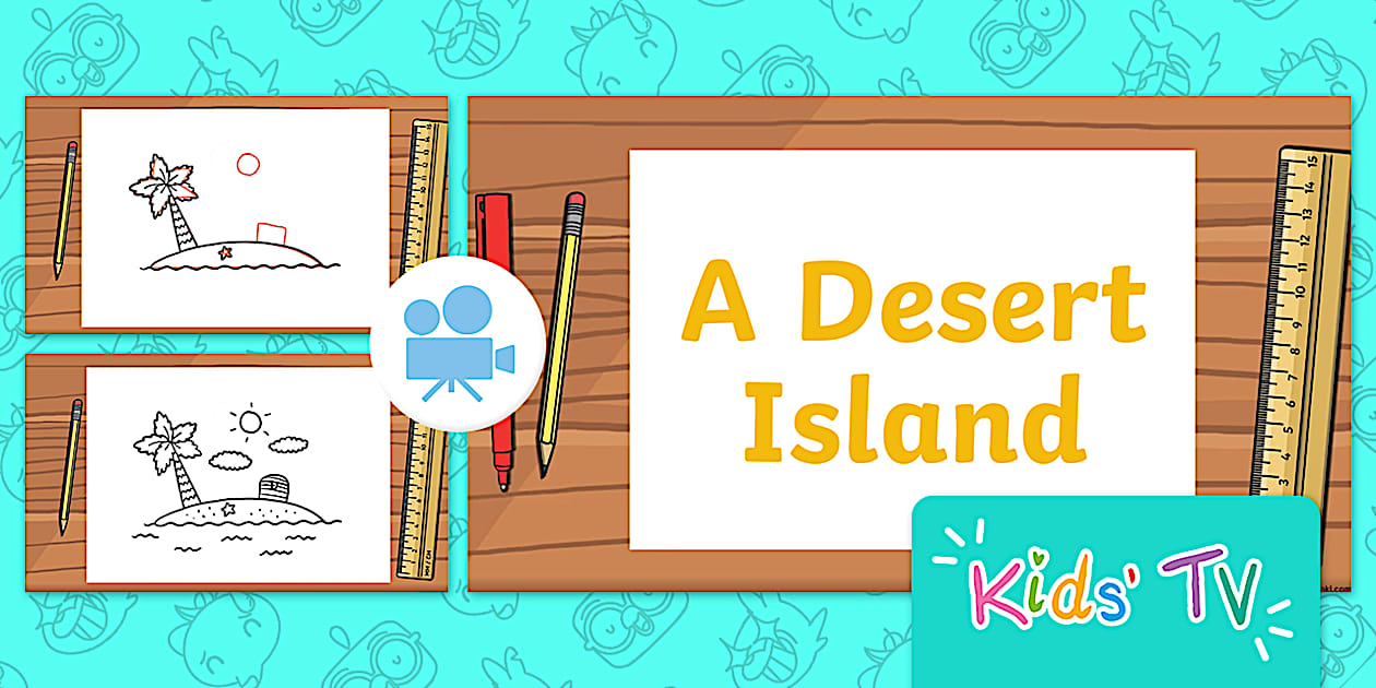 How to Draw a Desert Island | Twinkl Kid's TV (Teacher-Made)