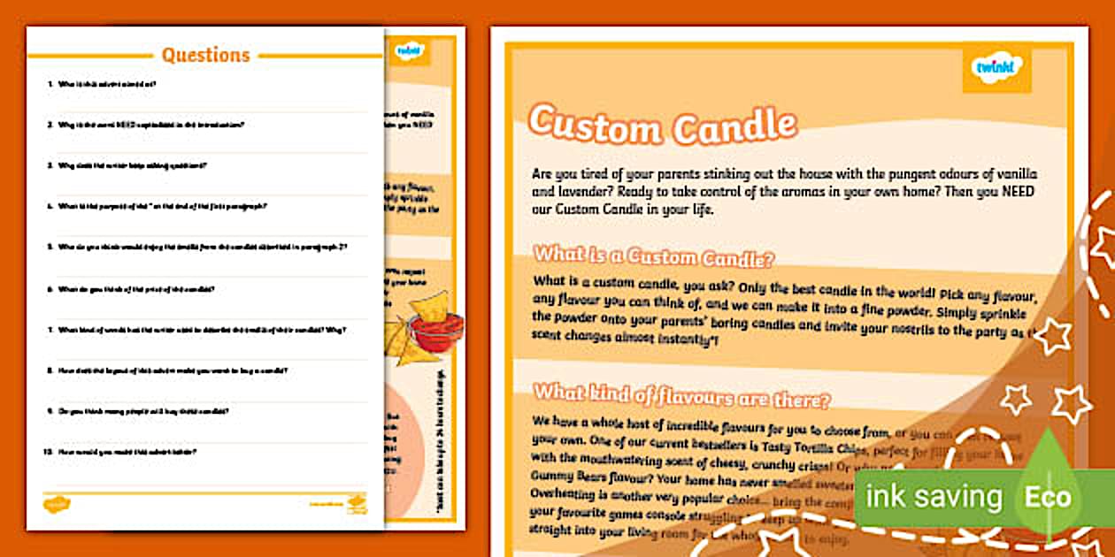 Year 5 Reading Comprehension - Persuasive Writing - Twinkl