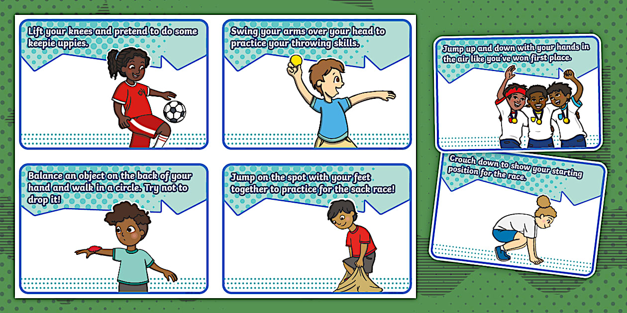 Sports Day Brain Break Activity Cards