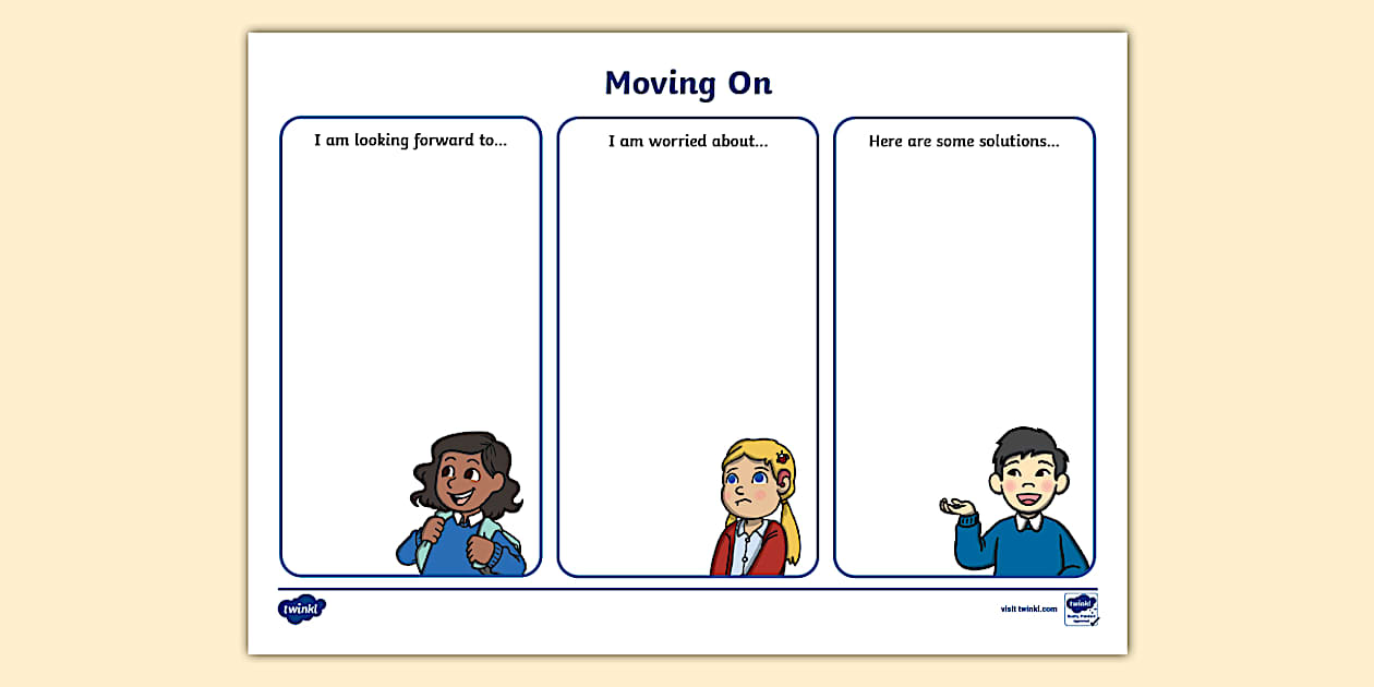 Moving On Worksheet (teacher made) - Twinkl