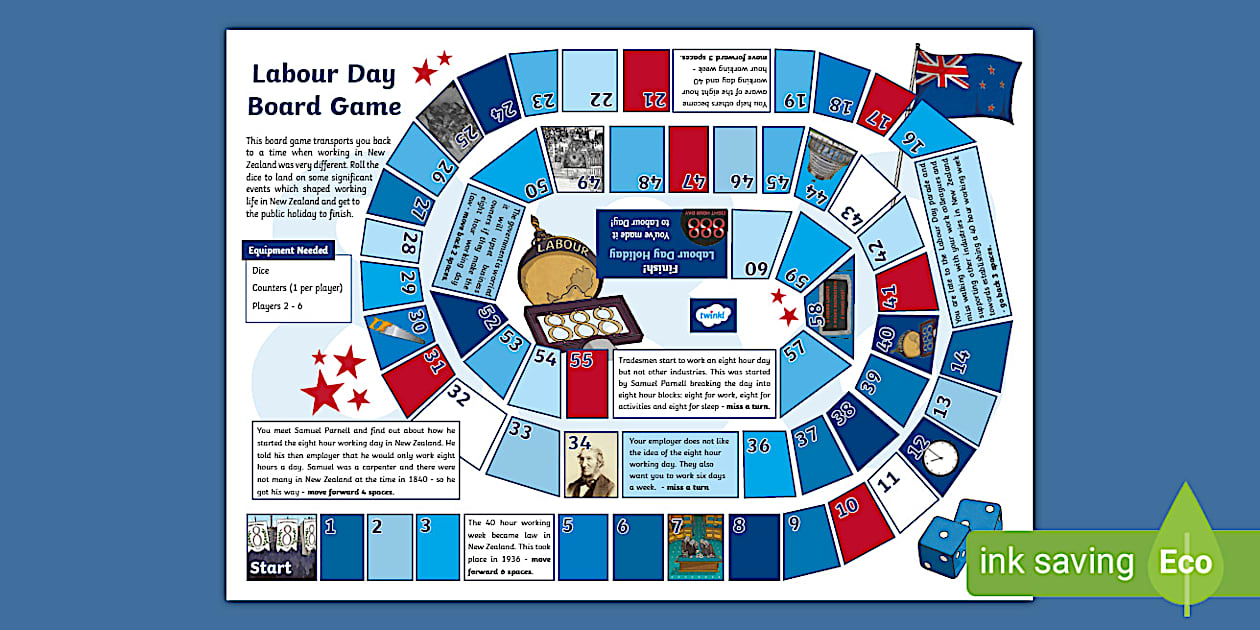 Labour Day Board Game | Labour Day Game (Teacher-Made)