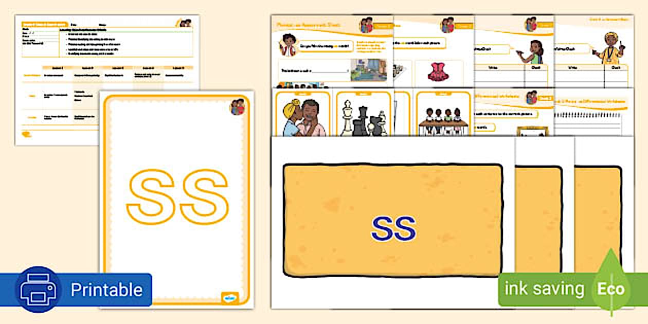 Grade 2 Phonics Pack ss (teacher made) - Twinkl