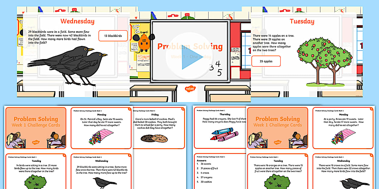 Week 1 - Problem Solving - One a Day - Resource Pack