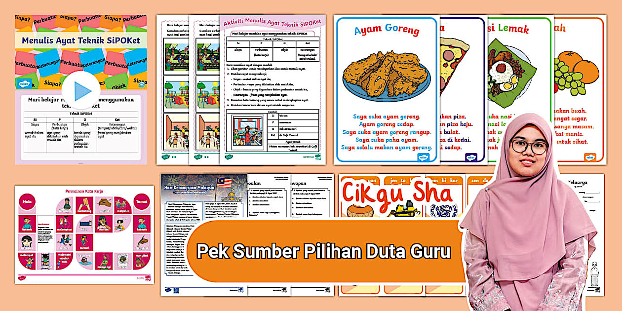 Pek Aktiviti Bahasa Melayu Prasekolah & Sekolah Rendah