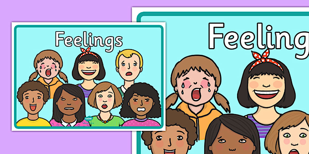 Editable Feelings A4 Display Poster (Teacher-Made) - Twinkl