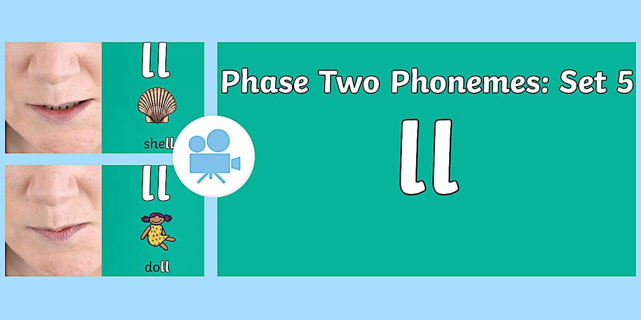 Phase 2 Phonemes : Set 5 'll' Video Clip | Teaching Phonics