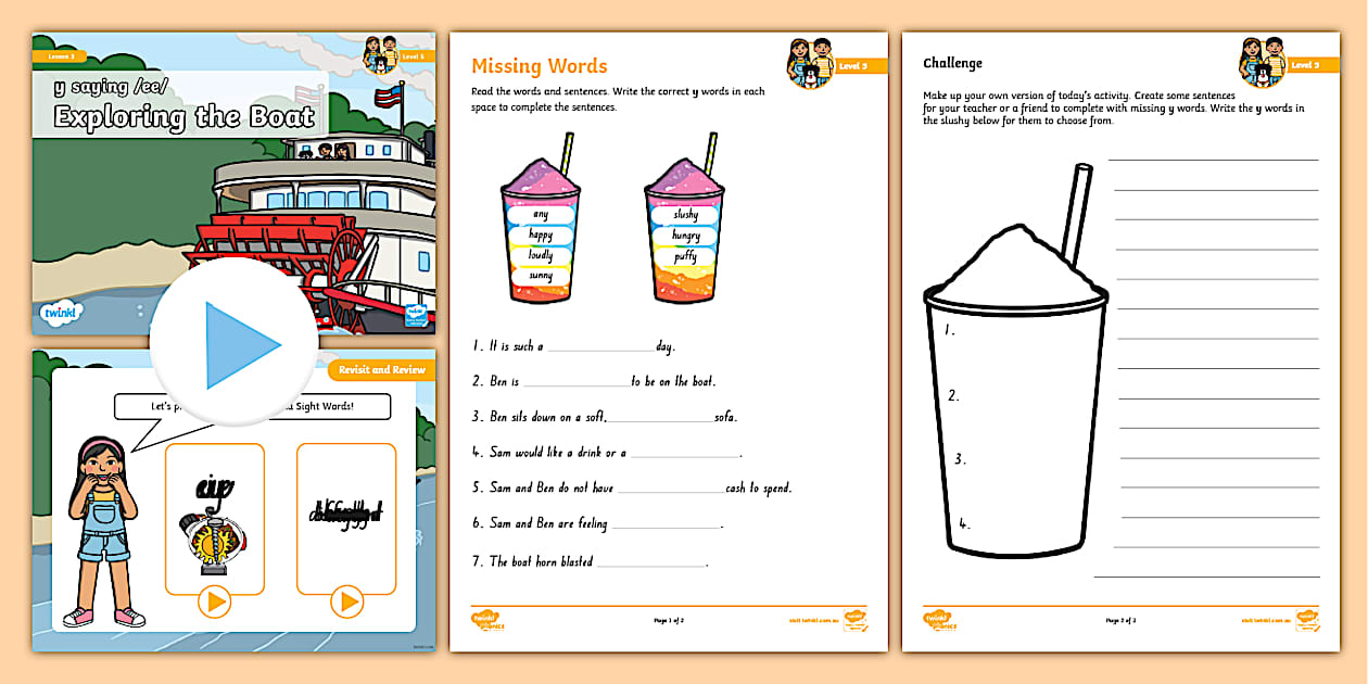 Phonics: Level 5: Week 14: Lesson 3 (teacher made) - Twinkl