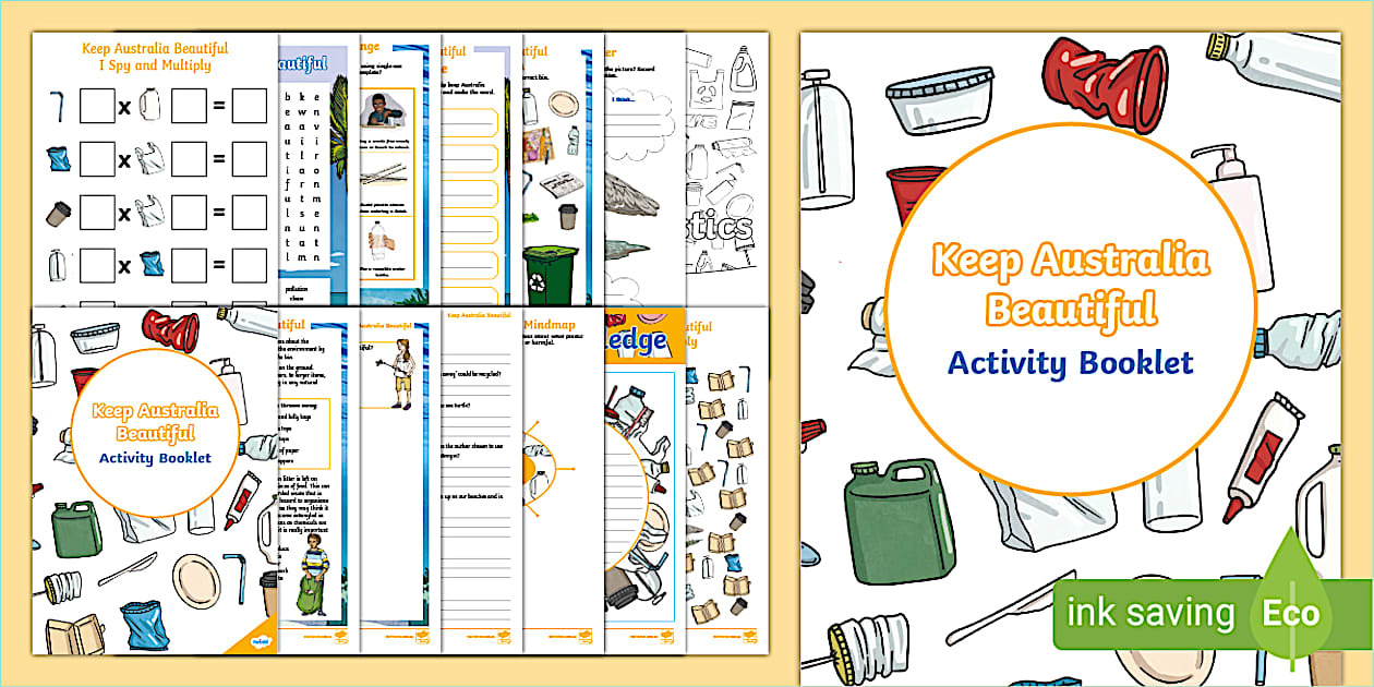 Keep Australia Beautiful Years 3-6 Activity Booklet - Twinkl