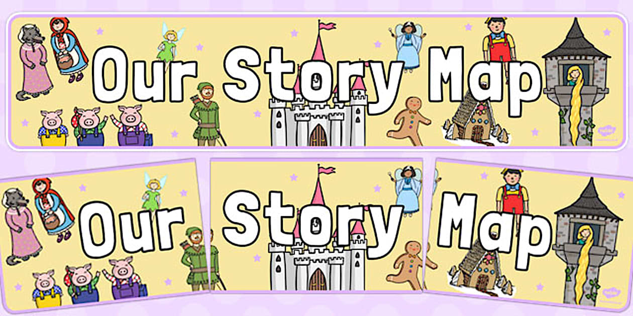 Dyslexic Our Story Map Display Banner (teacher made)