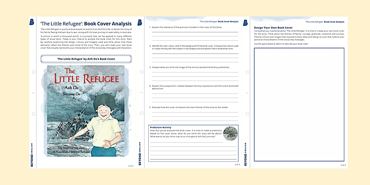 'The Little Refugee': Book Cover Analysis - Twinkl English