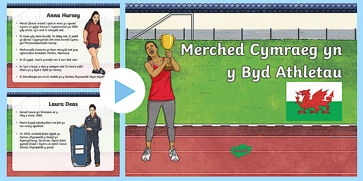 Merched Cymraeg yn y Byd Athletau (teacher made) - Twinkl