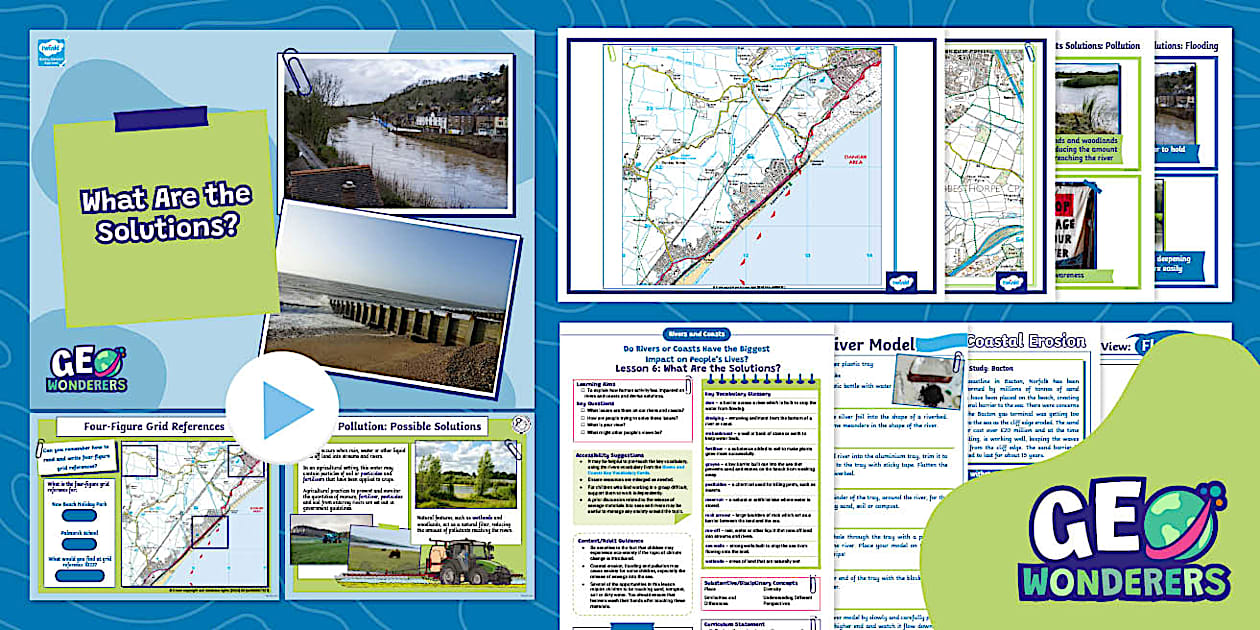 Geo Wonderers Rivers and Coasts Fieldwork Lesson Pack 6