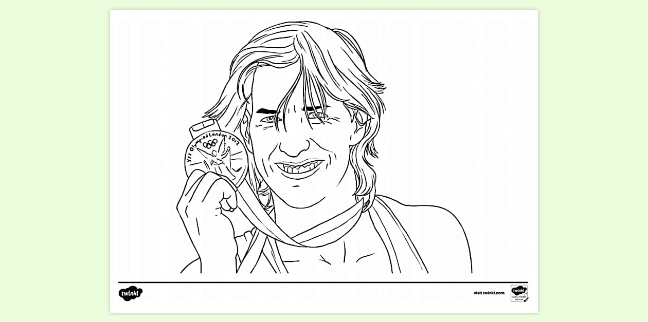 Katherine Grainger Colouring Sheet | Colouring Sheets