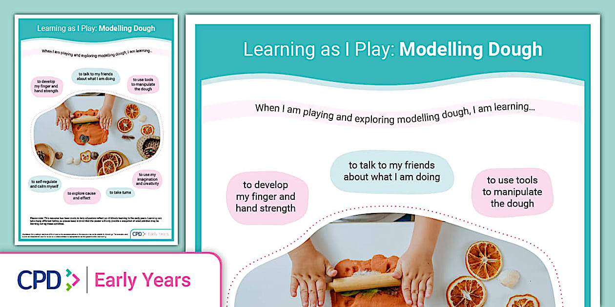 Learning as I Play: Modelling Dough | Early Years CPD