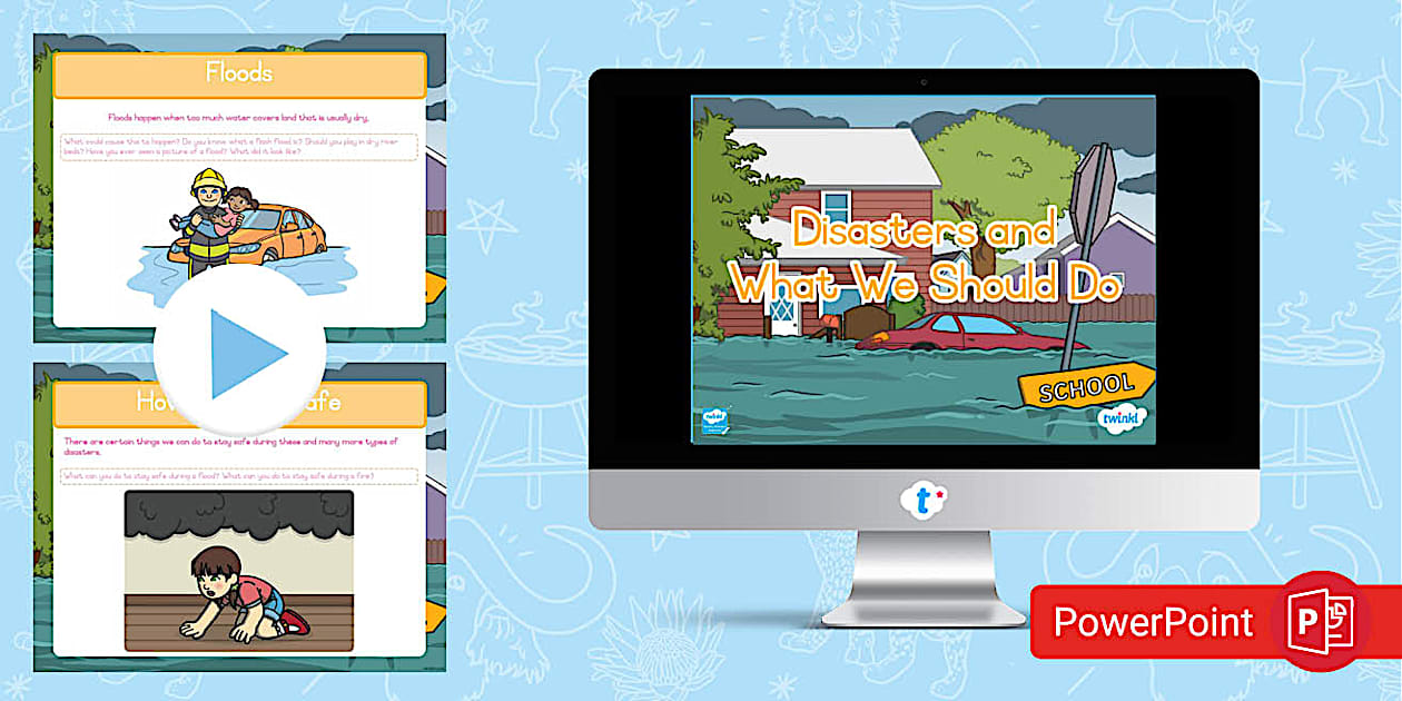 Grade 3 - Disasters Discussion PowerPoint (Lehrer gemacht)