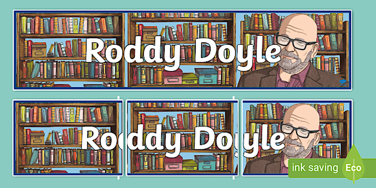 Roddy Doyle Display Banner (teacher made) - Twinkl