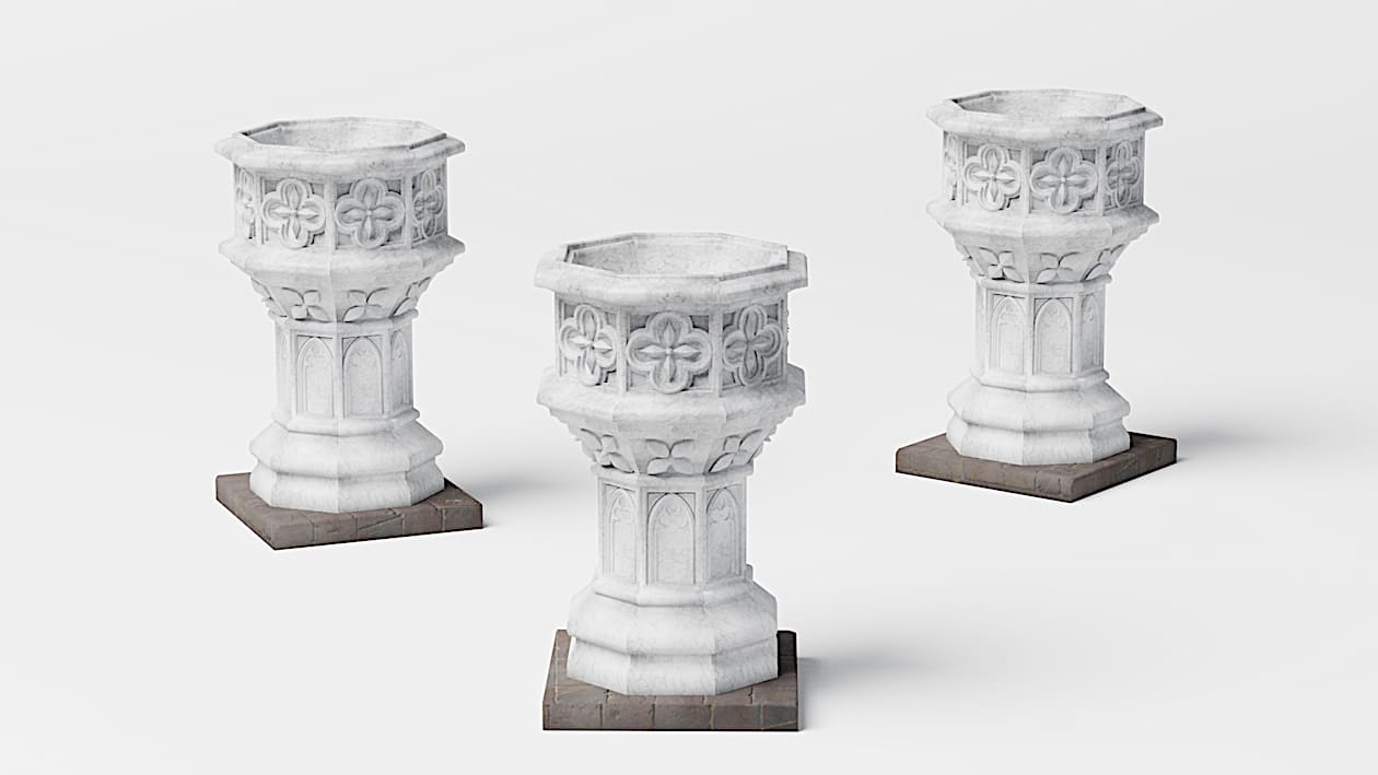 3D Model: Christianity - Font (teacher made) - Twinkl