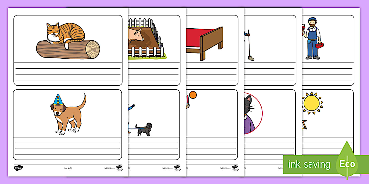 Editable Early Level Look and Write Fast Finisher Activity
