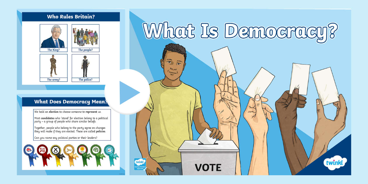 What Is Democracy? Presentation - KS2 (teacher made)