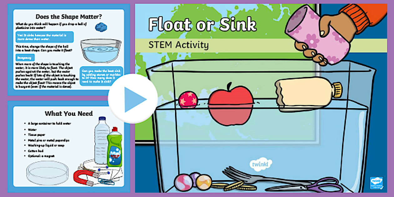 Float or Sink? Experiments PowerPoint (teacher made)