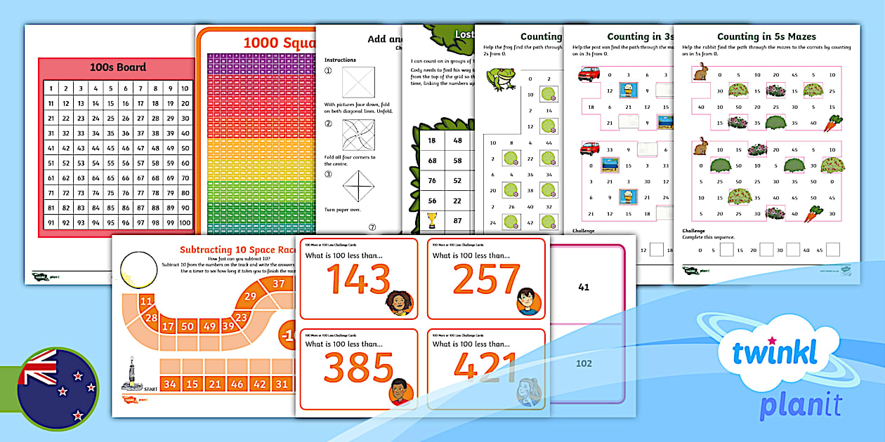 Level 2 Number Sequences: Supporting Activity Pack - Twinkl