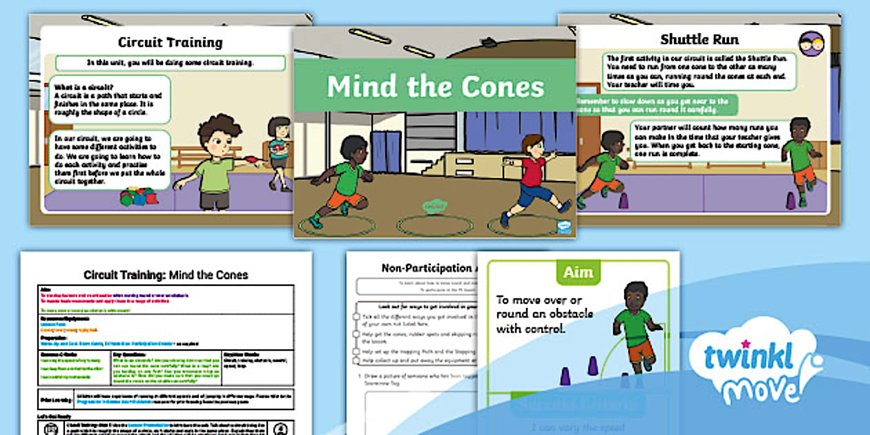 Moving With Control PE Lesson - Year 1 Circuits - Twinkl KS1