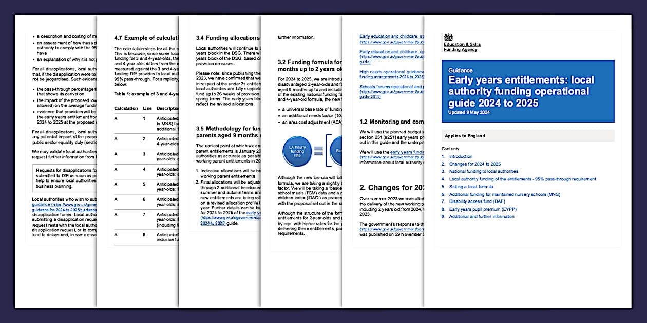 EY entitlements: LA funding operational guide 2024/2025