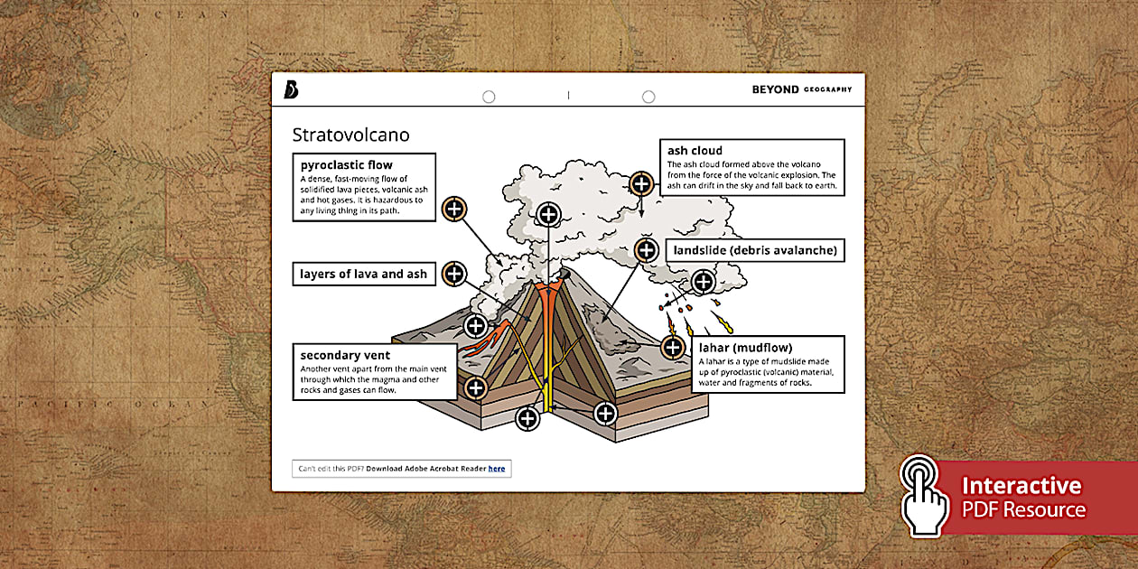 Stratovolcano Hotspot Activity (teacher made) - Twinkl