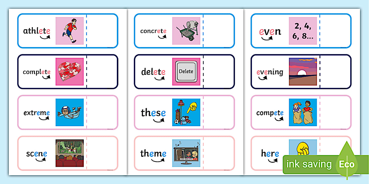 Magic e Read and Reveal 'e' Word Cards (Teacher-Made)